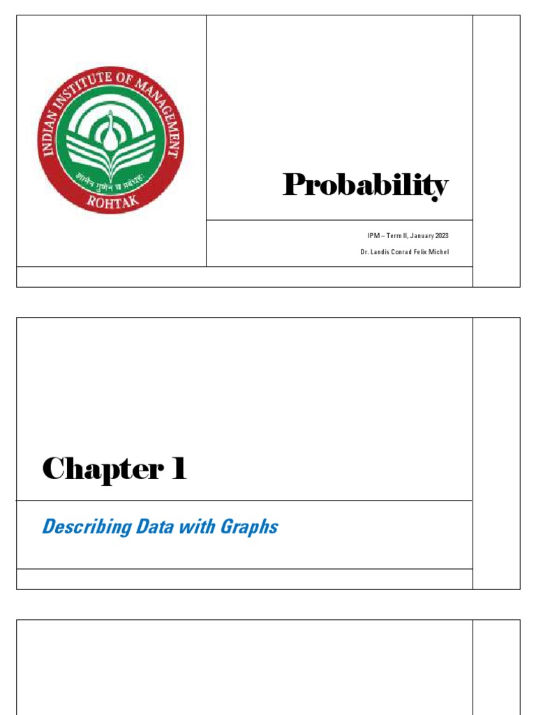 Session1 Probability | Download Free PDF | Mode (Statistics) | Variance