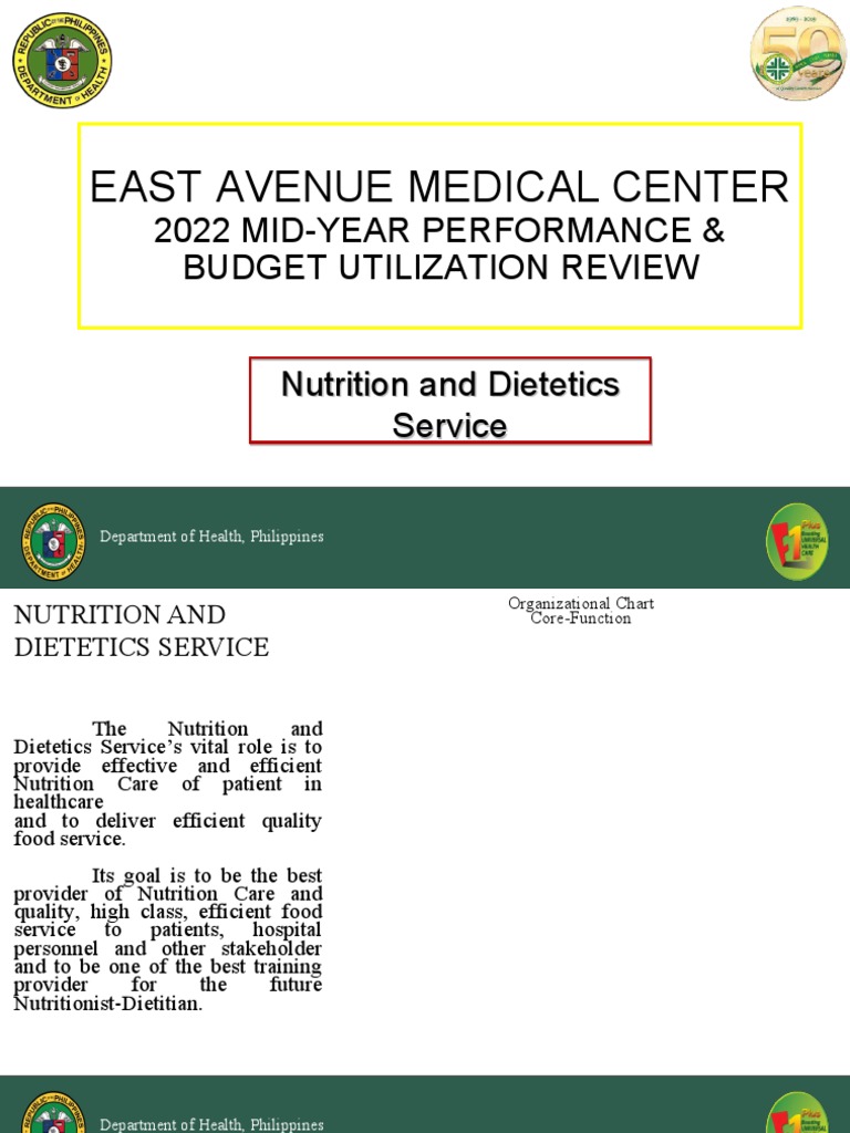 Nutrition and Dietetics Service MID-YEAR UPDATES TEMPLATE | PDF ...