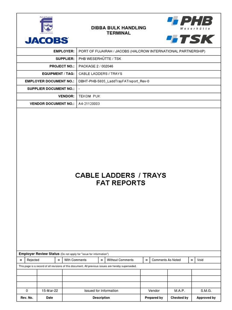 Report Summarizing the Coating Thicknesses and Results of Final ...