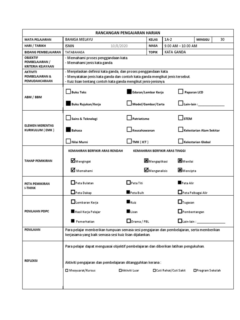 RPH m30 Akalily Binti Narmi | PDF