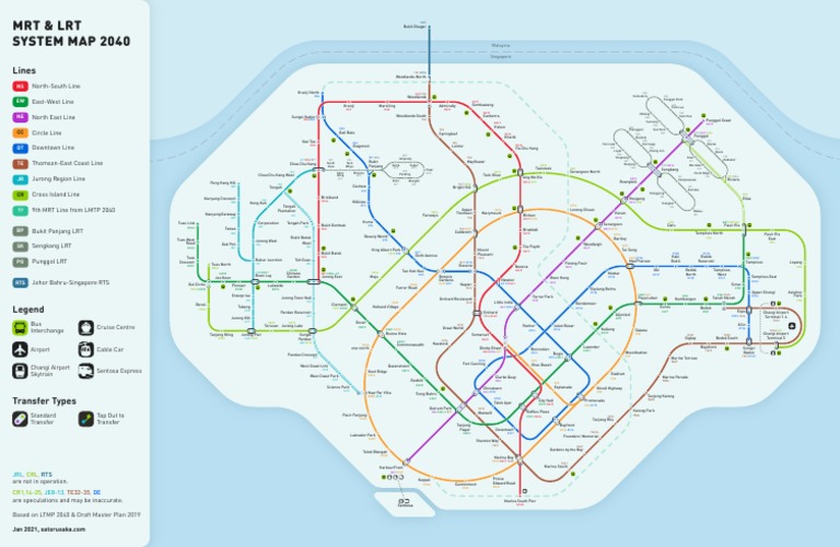System Map 2040 Light | PDF | Public Transport | Transport