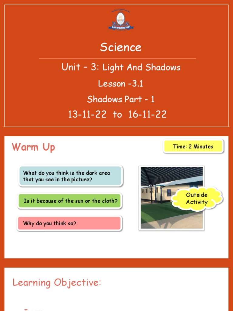 Shadows GC PPT Part 1 | PDF | Shadow | Umbrella