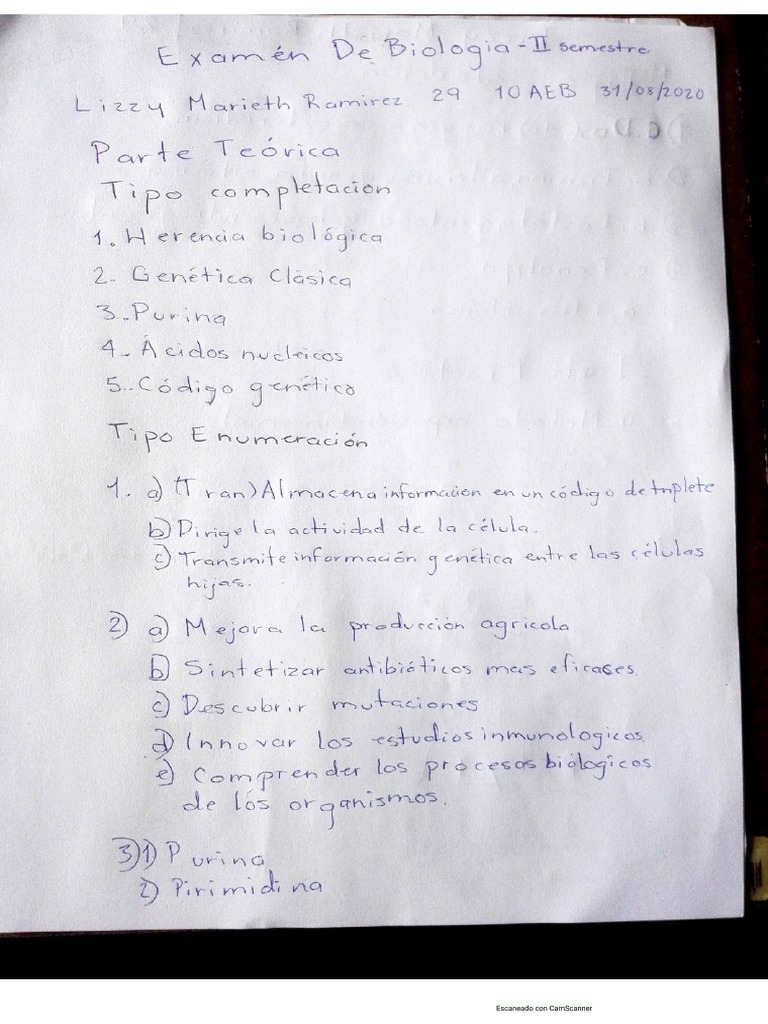 10aeb 29 Lizzy Ramirez Exabiologia | PDF