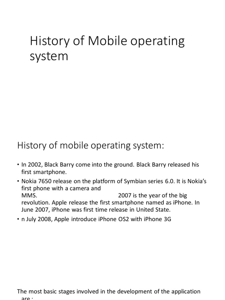 Operating System | Download Free PDF | Blackberry | I Phone Operating System | Download Free PDF | Blackberry | I Phone