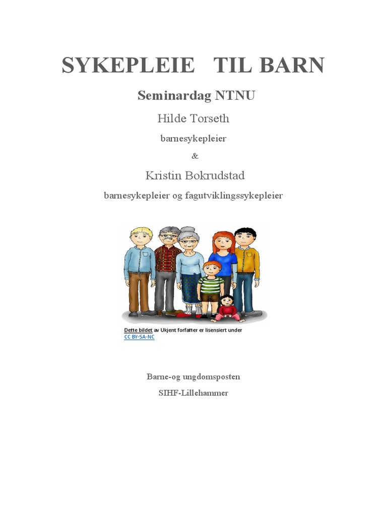 Barnesykepleie Kompendium Studenter | PDF