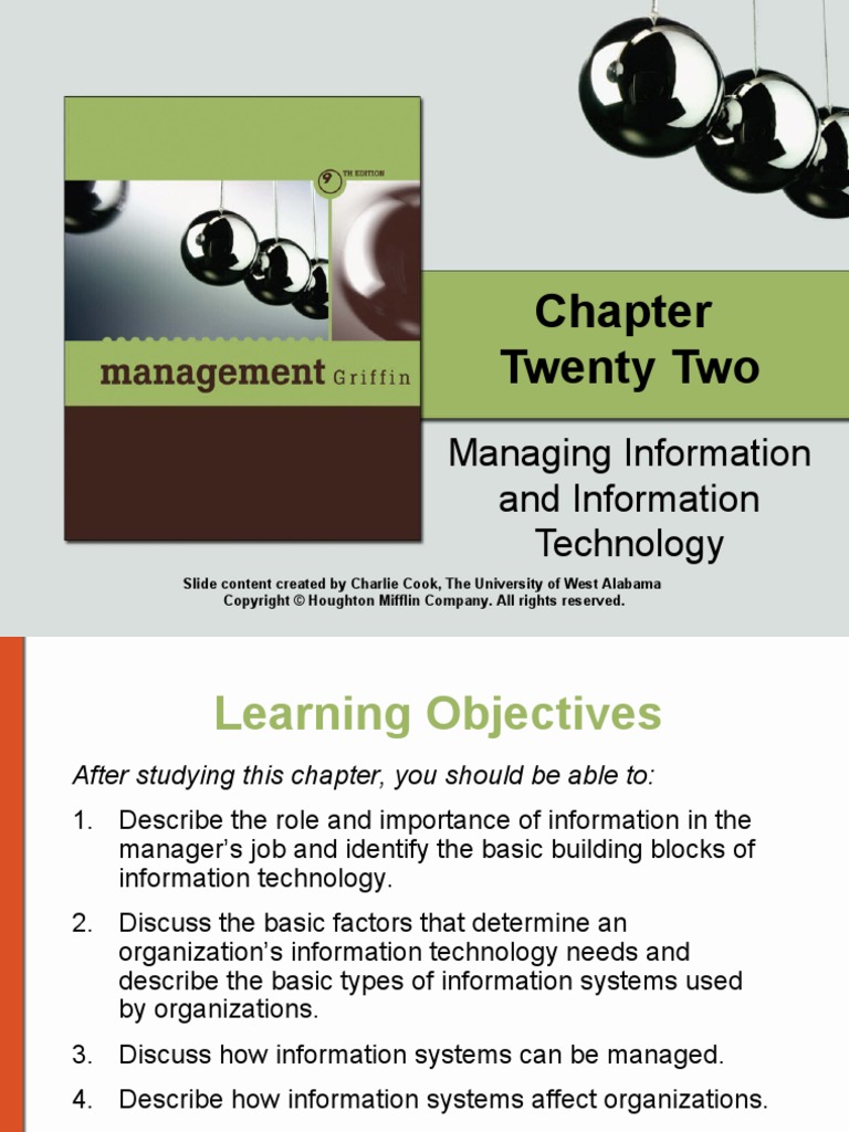 Griffin Chap 22 | PDF | Computer Network | Information System