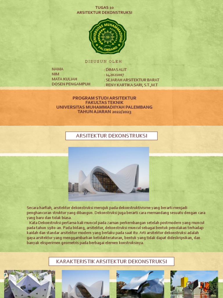 Tugas 10 Arsitektur Dekonstruksi (Dimas Alit 142021007) | PDF Tugas 10 Arsitektur Dekonstruksi (Dimas Alit 142021007) | PDF