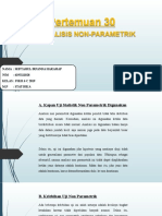 Statistik Non Parametrik (Penelitian) | PDF