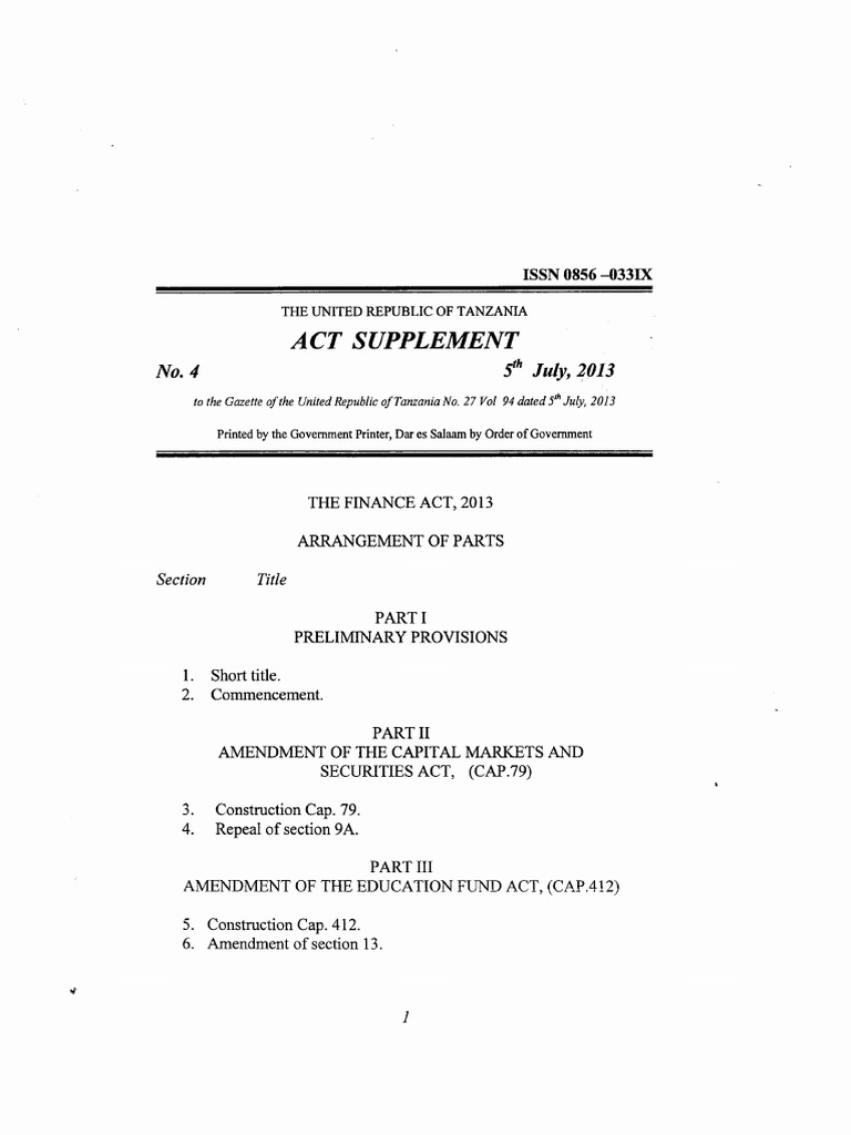 Finance Act 2013 | PDF | Drink | Wine