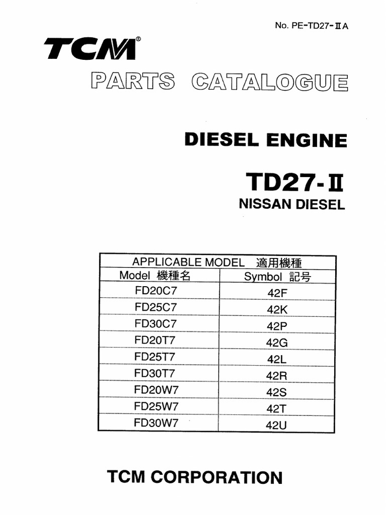 TD27 Engine | PDF