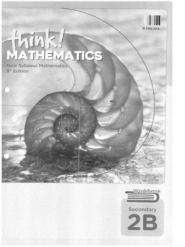 Think Mathematics Workbook 2B | PDF