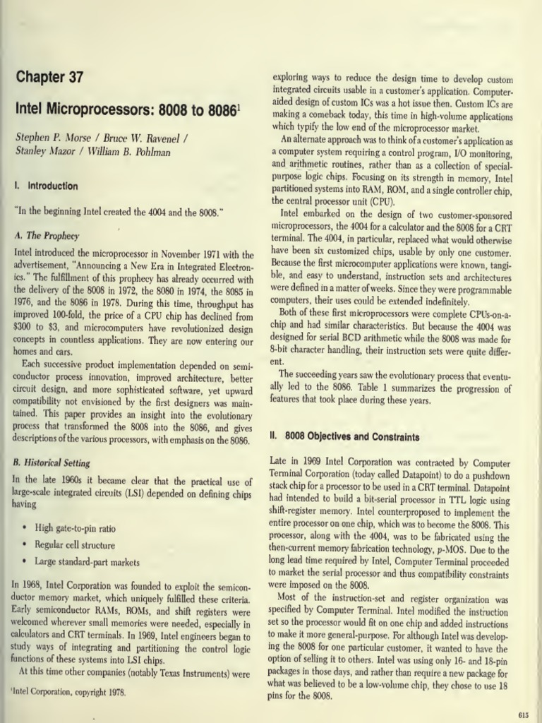 Chap37 Intel CS2 | PDF | Microprocessor | Central Processing Unit