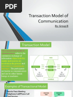 Barnlunds Transactional Model | PDF | Communication | Information