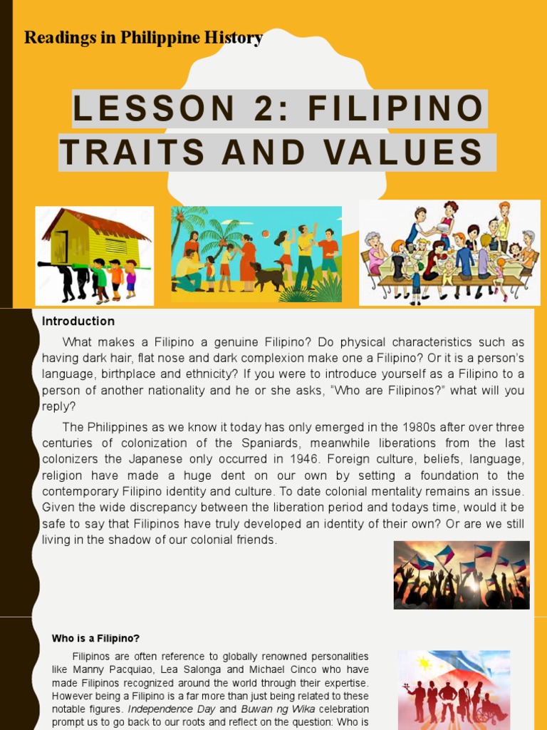 Filipino Traits | PDF