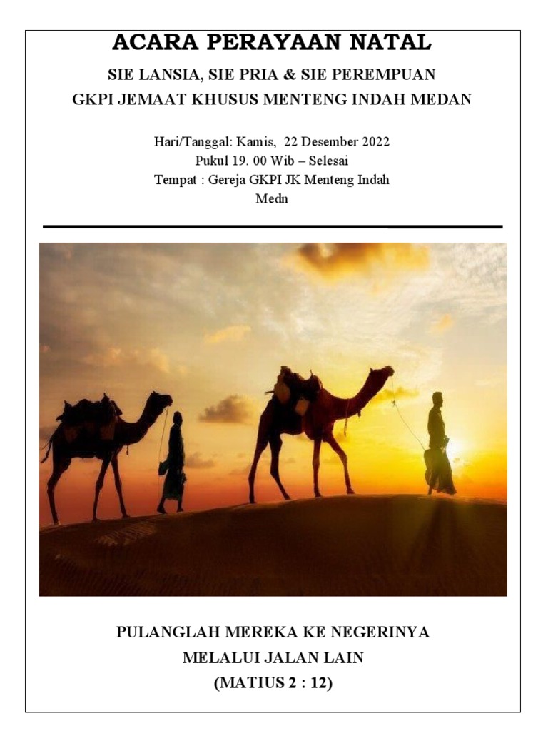Natal Lansia, Bapak, Ibu | PDF