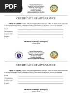 Justification Letter Biometric March 2018 | PDF