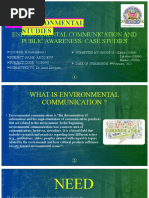 Environmental Studies Notes For Ug 1st Sem PDF | PDF