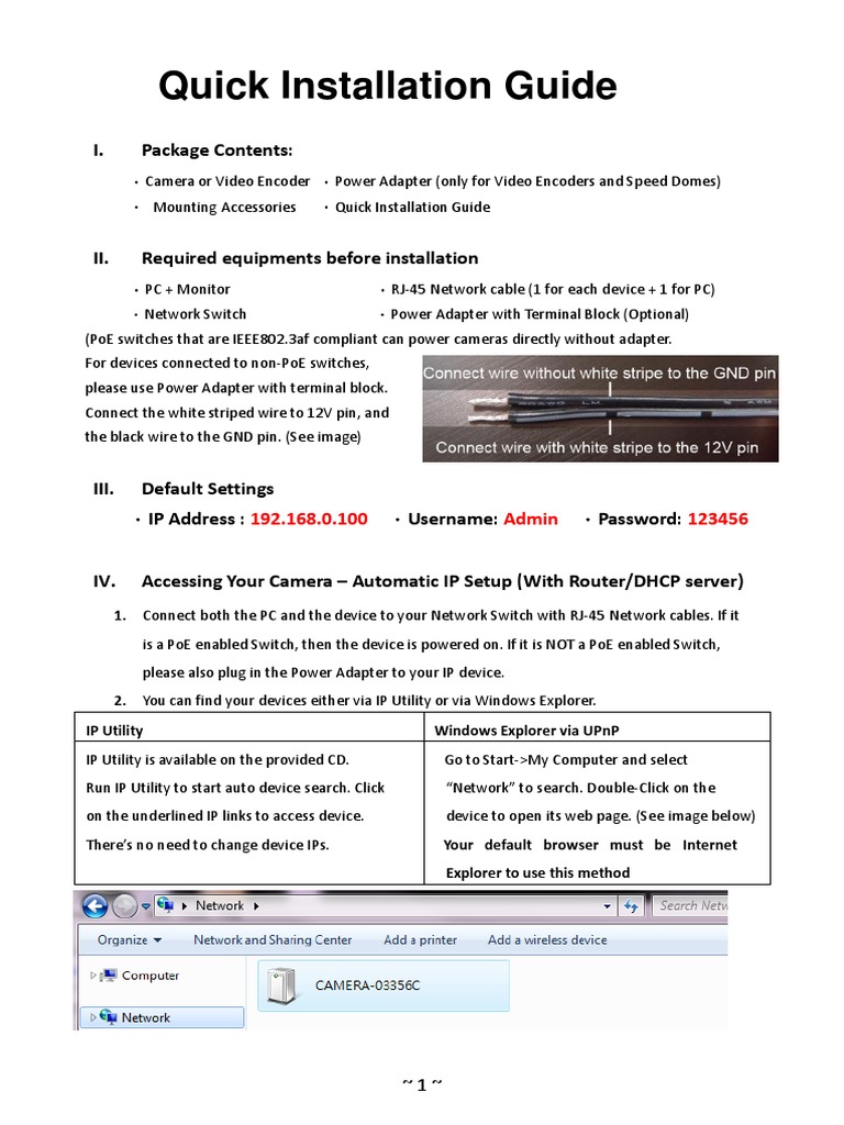 B Series Quickguide | PDF | Ip Address | Network Switch