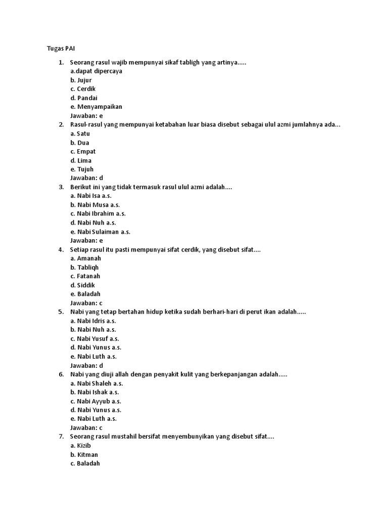 Tugas PAI | PDF