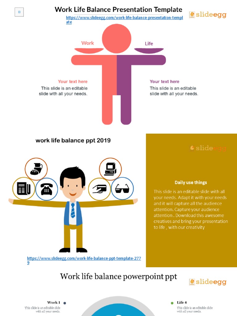 Work-Life Balance PPT Presentation | PDF | Microsoft Power Point ...
