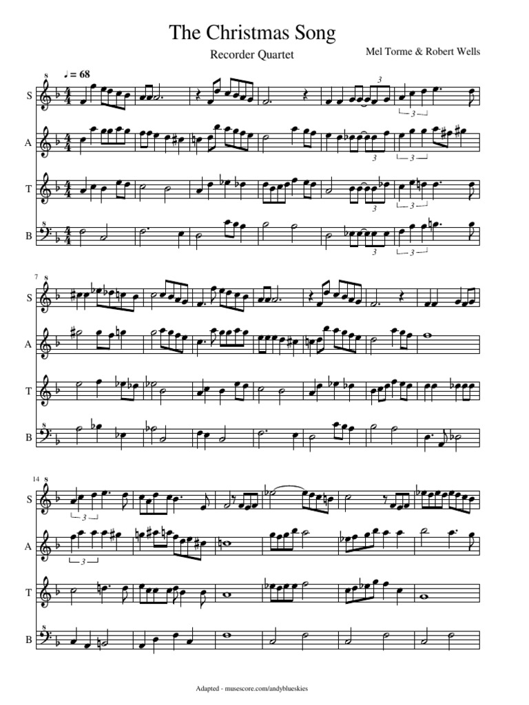 The Christmas Song | PDF | American Musicians