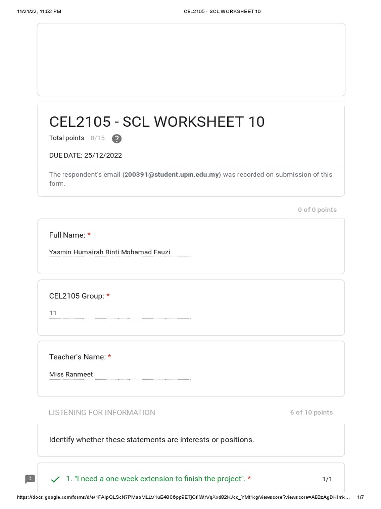SDL 10 - 200391 | PDF | Cognition | Communication