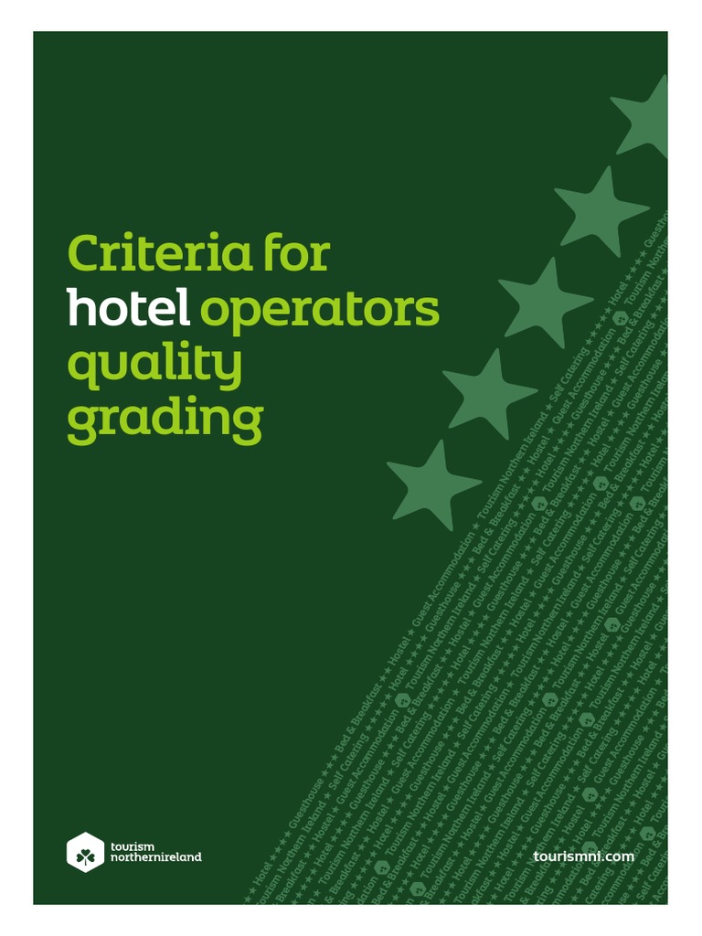 Assessment Criteria For Hotel Operators On Quality Grading | PDF ...