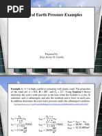 Tutorial Solution-Lateral Earth Pressure Theories (Part I) | PDF | Soil | Wall