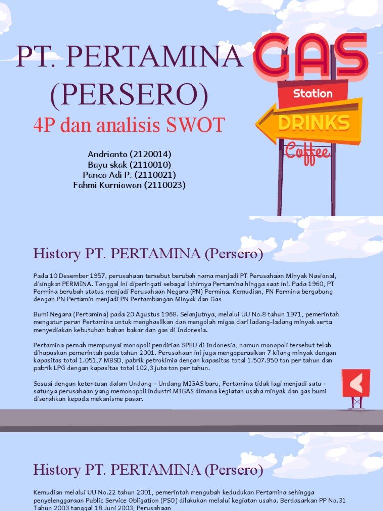 Sejarah dan Analisis PT Pertamina | PDF
