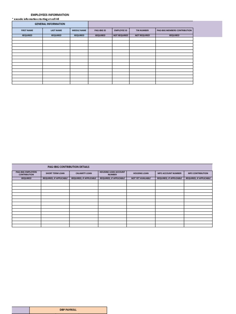Employee Information and Payroll Records | PDF | Governance | Philippines