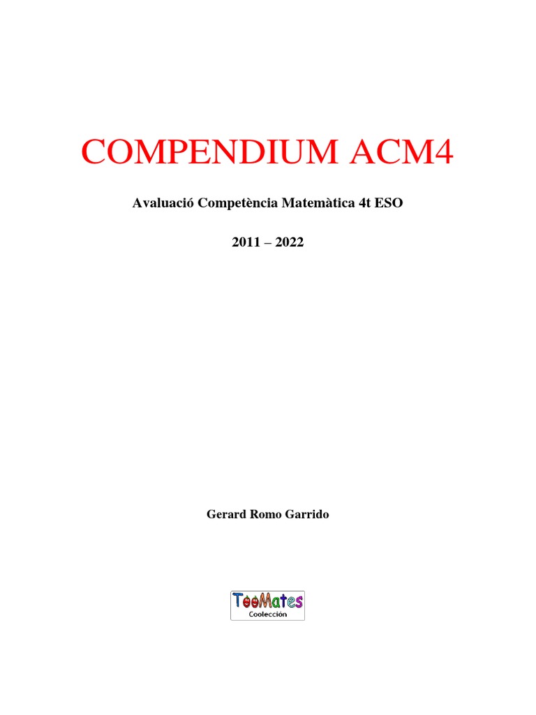 Compendium ACM4 Ei 2 | PDF | Libros | Geometría