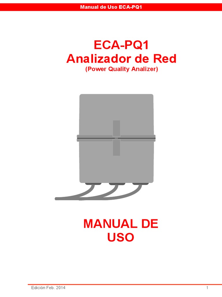 Eca-Pq1 - Manual de Uso | PDF | Energia electrica | Archivo de computadora