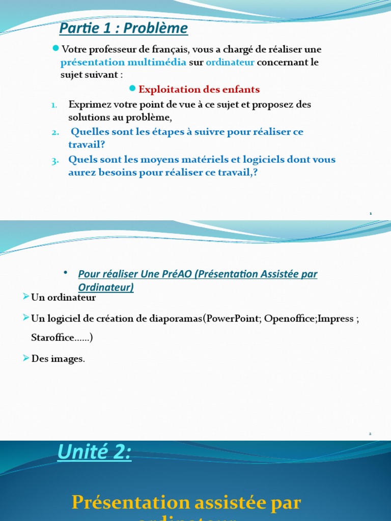 Cours | PDF | Microsoft Powerpoint | Informatique