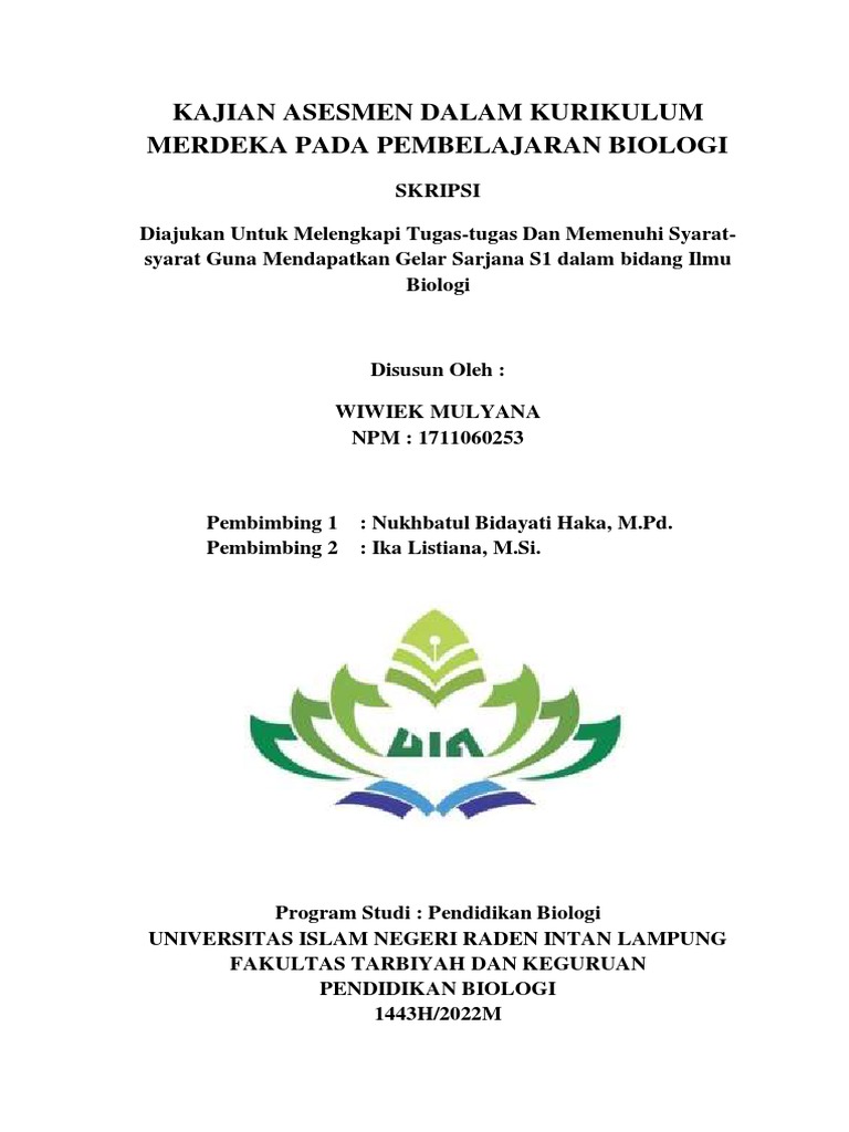 Cover Bab 1 Bab 2 Daftar Pustaka | PDF