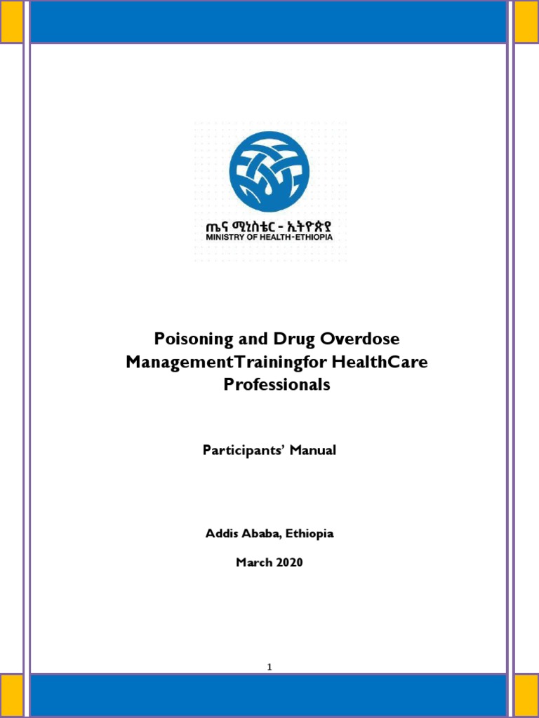 Poisoning and Drug Overdose Training | PDF | Poison | Drug Overdose