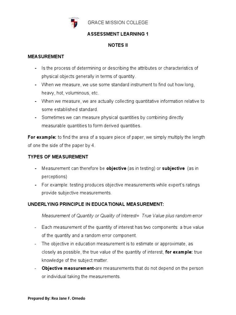 Assessment in Learning 1-Module 2 | PDF | Educational Assessment ...