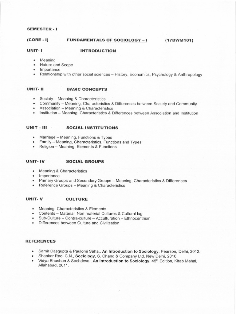 Sociology | PDF