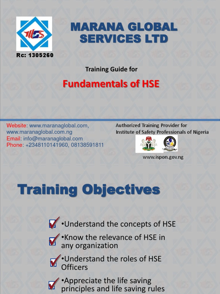 1a. HSE Fundamentals | PDF | Safety | Damages