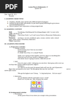 Solid Figures Lesson Plan For Grade 5 Pdf Shape Learning