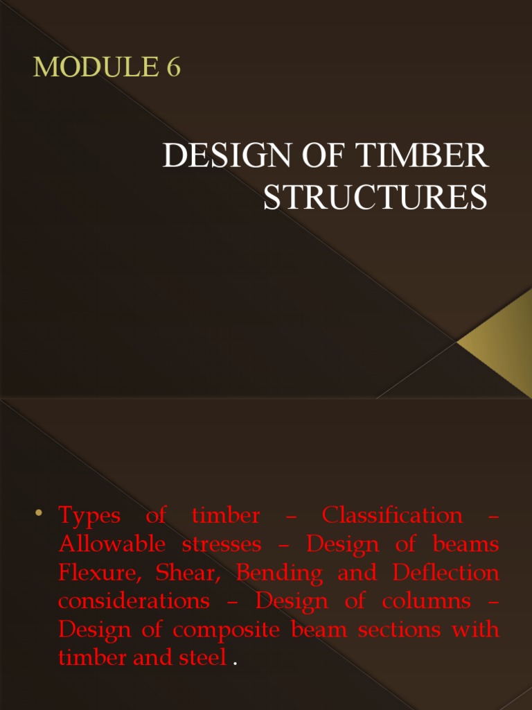 #011 Timber | PDF | Wood | Bending