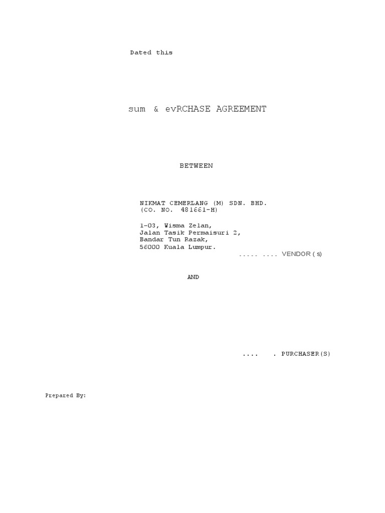 Sample SPA | PDF | Private Law | Common Law