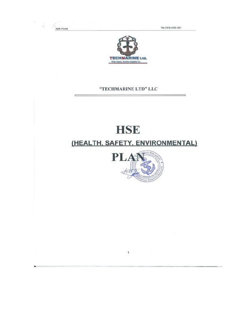 Hse Docs - TM-01 | PDF