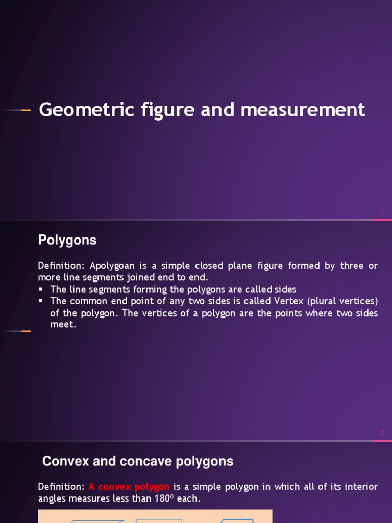 Geometric Figure and Measurement - Lesson - 3 | PDF | Circle | Vertex ...