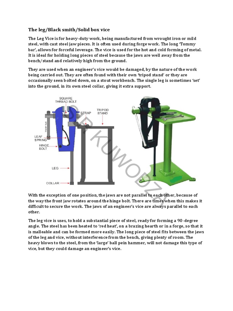 4 The Leg Vice | PDF