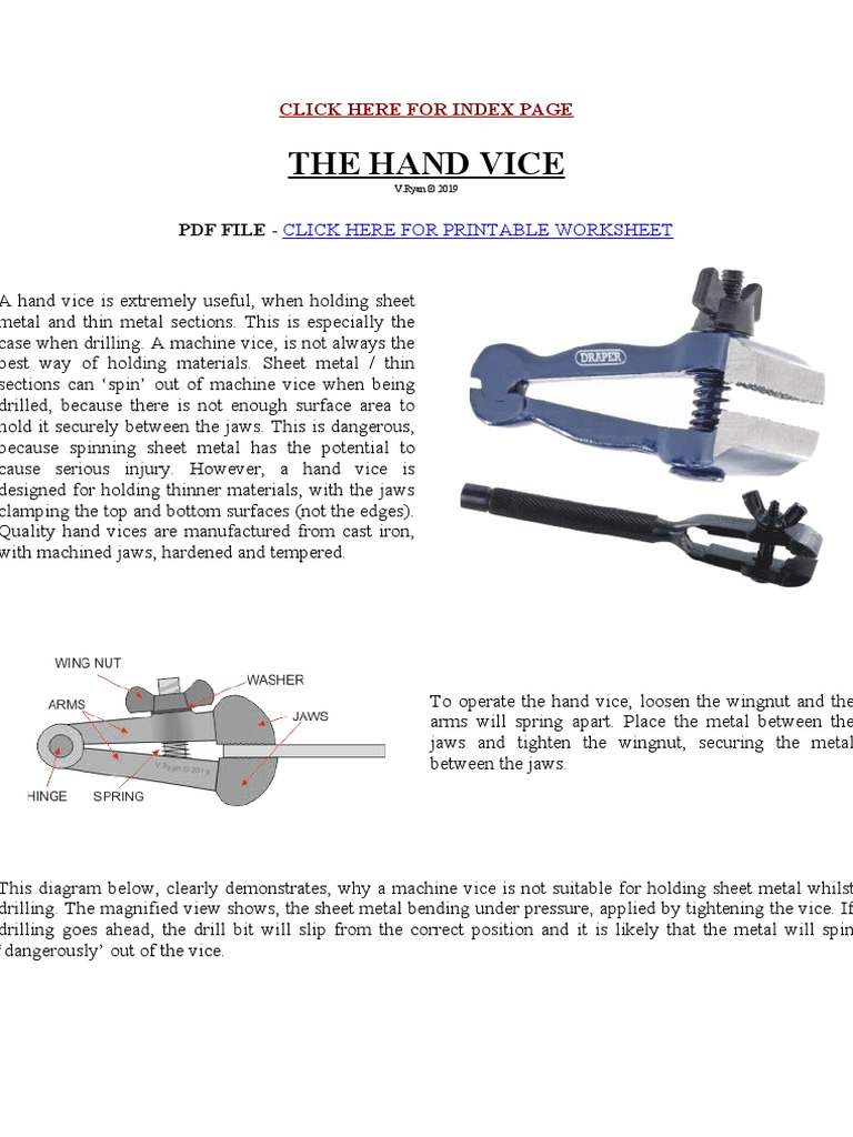 Hand Vice | PDF