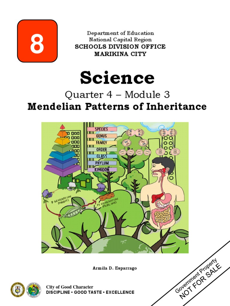 SCI8 - Q4 - M3 - Mendelian Patterns of Inheritance | PDF | Genotype | Dominance (Genetics)