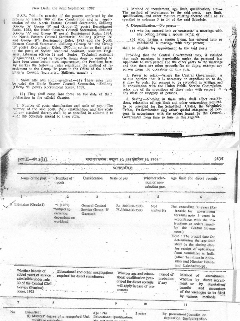 Librarian, Library Information Assistant, Library Clerk | PDF | Government | Government Of India