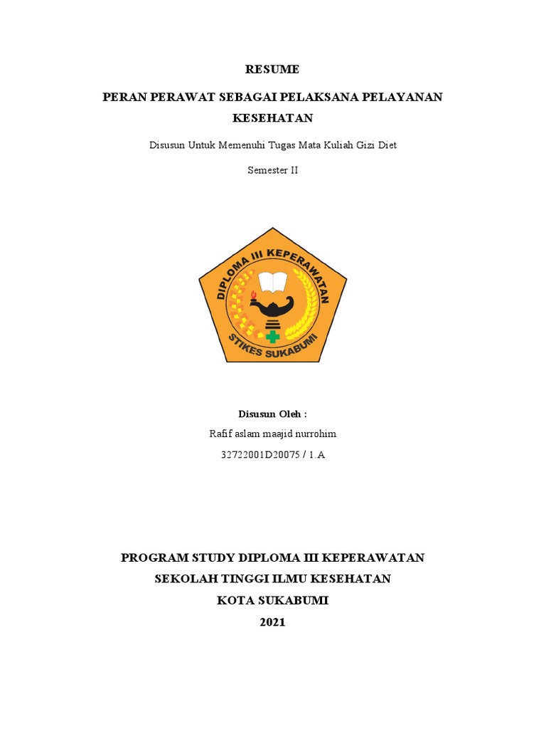 Rafifaslam - P14 GIZI DIET | PDF