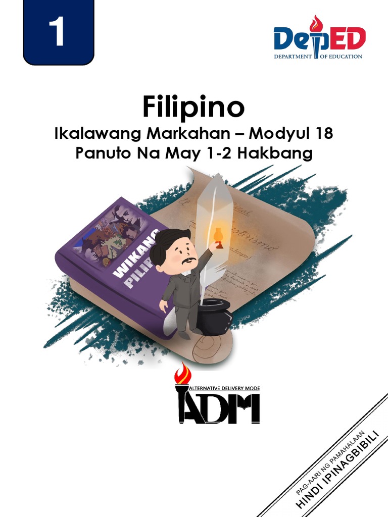 Filipino1 - q2 - Mod18 - Panuto Na May 1-2 Hakbang - v3 | PDF