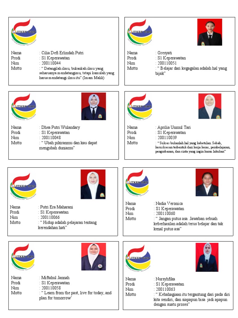 Name Tag Kep.1B | PDF